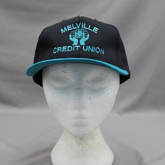 AJM | Accessories | Vintage Bank Hat Melville Credit Union Adult ...